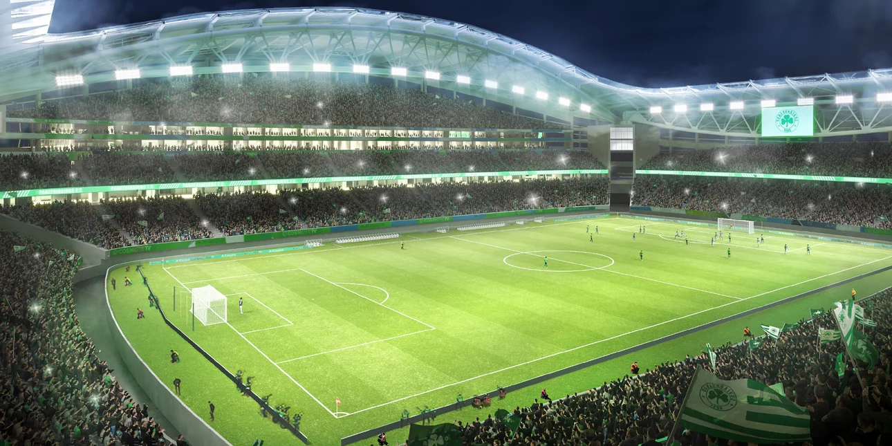 Άρχισε η θεμελίωση της ανατολικής εξέδρας στο γήπεδο του Παναθηναϊκού - iAnatropi.gr